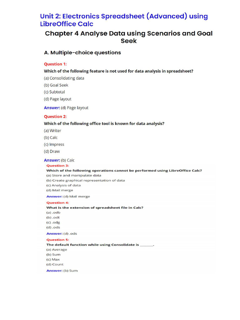 Electronics Spreadsheet New | PDF
