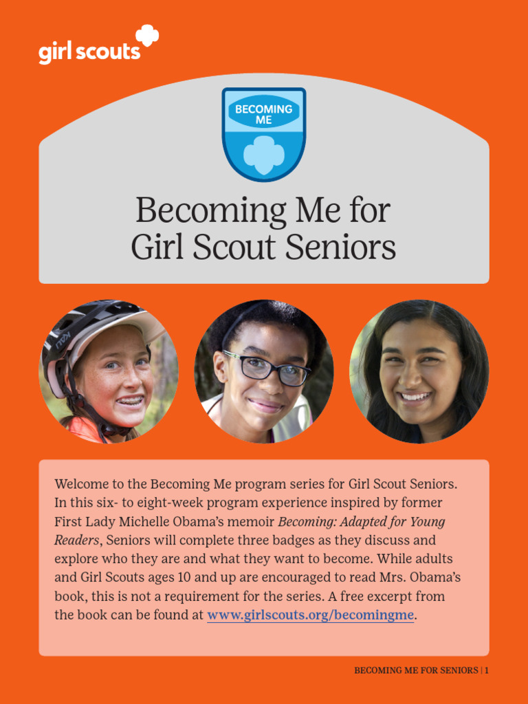 Girl Scout Senior Becoming Me Guide | PDF | Mood (Psychology) | Mental ...