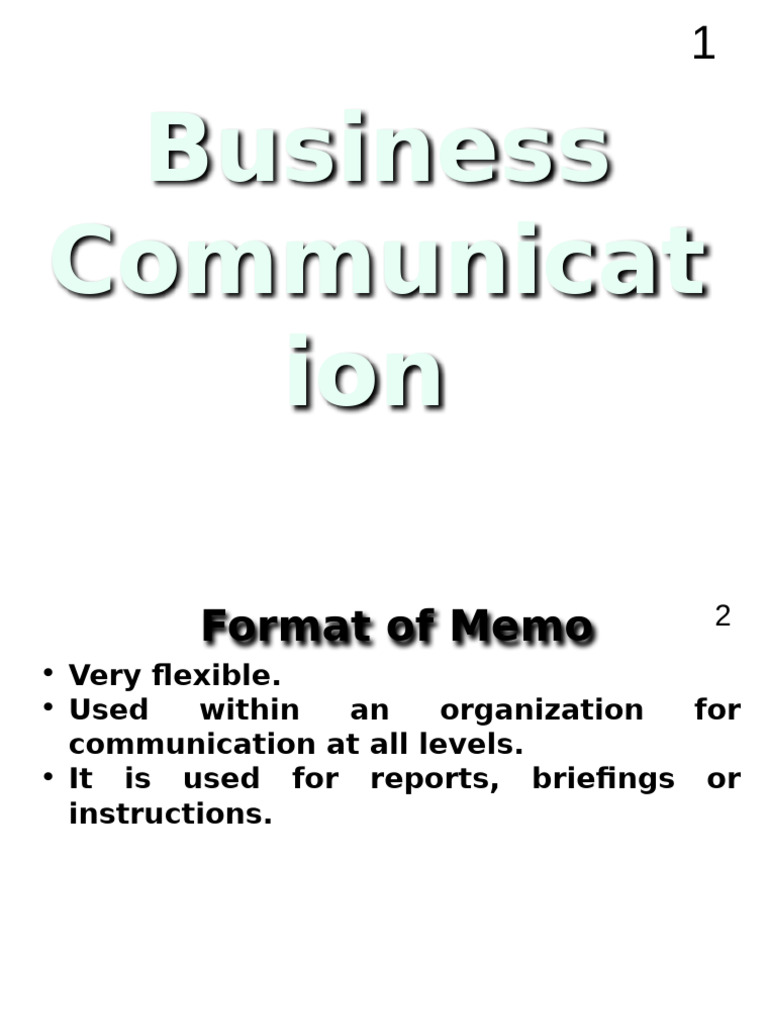 Business Communication - EnG301 Power Point Slides Lecture 27 | PDF ... Business Communication - EnG301 Power Point Slides Lecture 27 | PDF ...