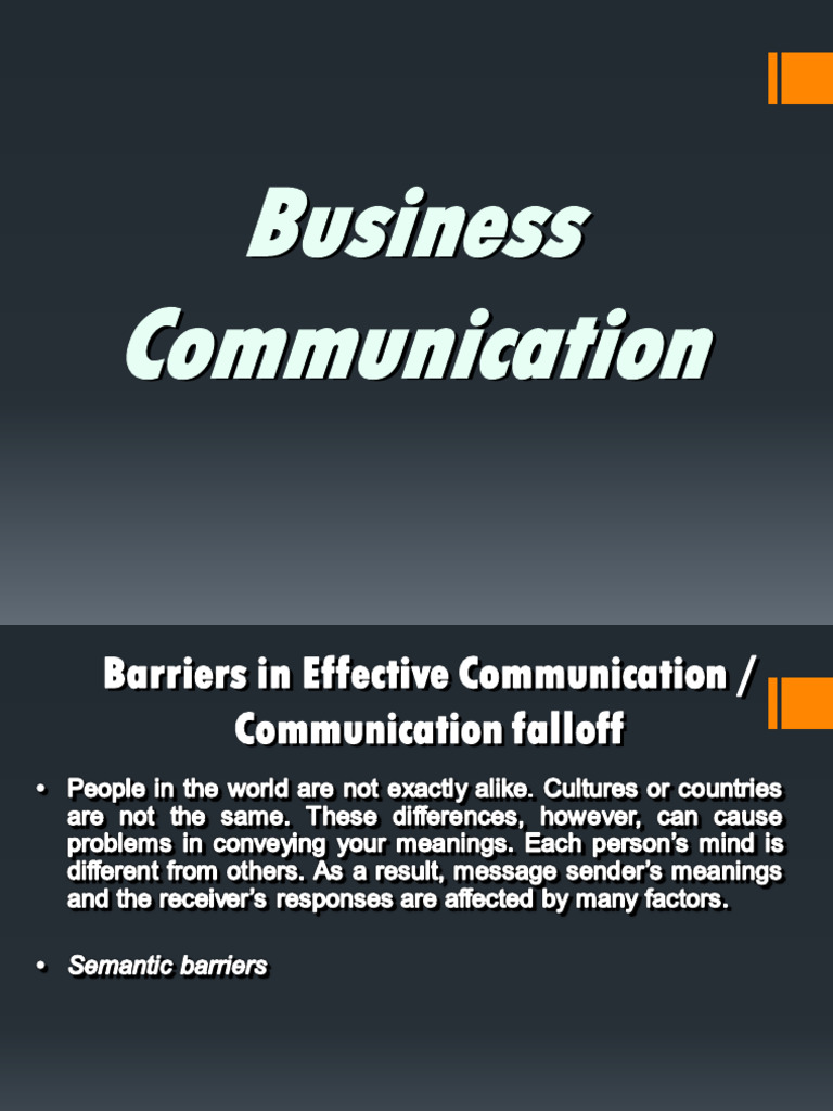 Lecture 05 - Business Communication | PDF | Communication | Mind