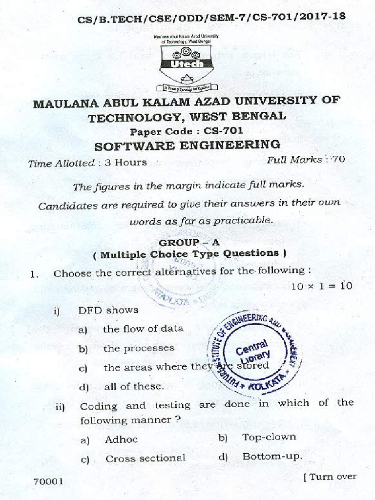 Software Engineering Cs701 2017 Pdf