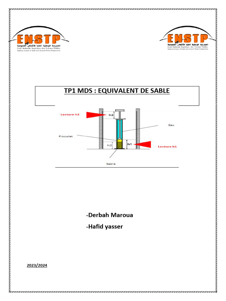 Équivalent de Sable : Analyse et Résultats | PDF