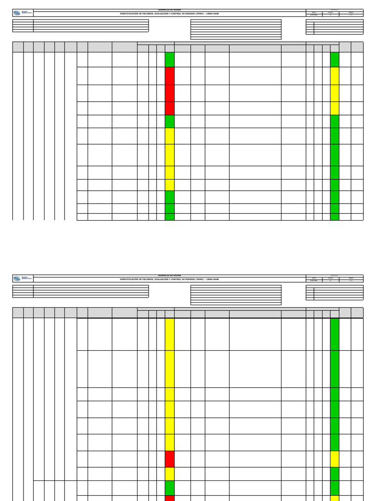 4. SSA.FOR.001 IPERC LINEA BASE Técnico Mecánico 3, 4 Y 5 V06 | PDF | Seguridad y salud ...