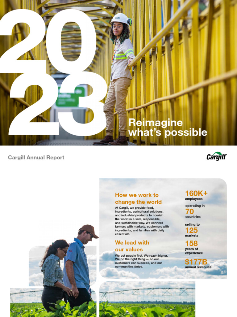 Cargill Annual Report 2023 Insights | PDF | World Food Programme | Food ...