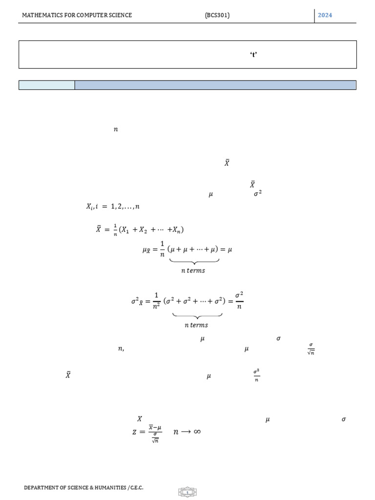 ISO-Module-4-BCS301 | PDF | Statistical Significance | Standard Error