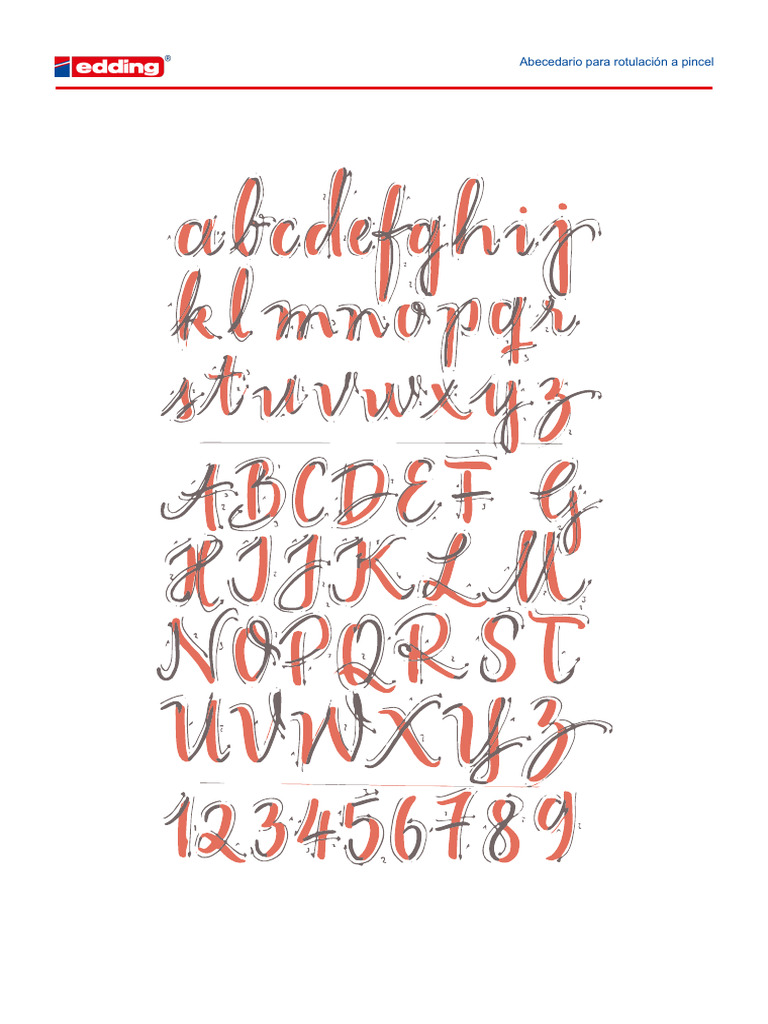 Abecedario_para_rotulacion_a_pincel | PDF