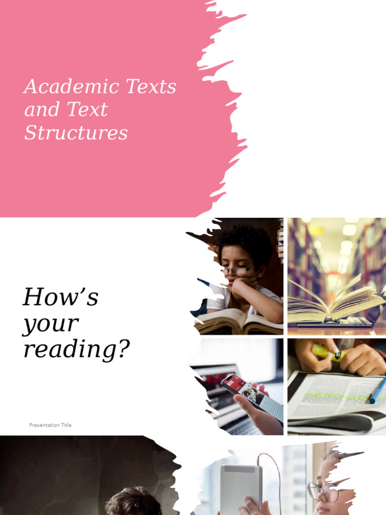 EAPP WEEK1 Academic Texts and Text Structures | PDF