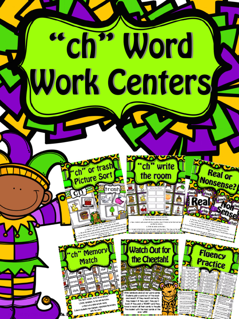 DigraphCHWordWorkCenters 1 | PDF