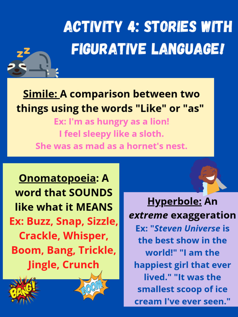 Activity 4 - Stories With Figurative Language | PDF