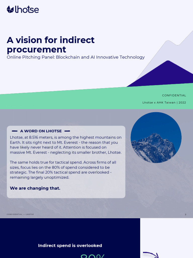 Lhotse | PDF | Procurement | Information Science
