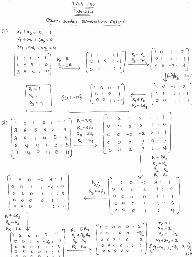 Tut 1 - Solutions | PDF