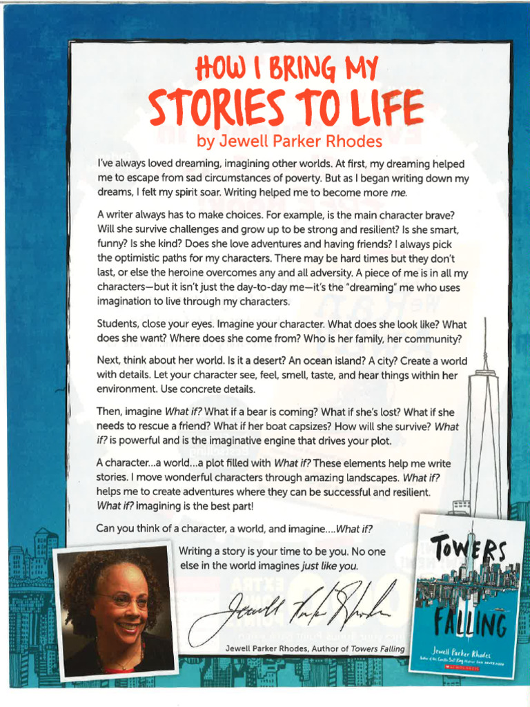 Copy of Jewell Parker Rhodes | PDF