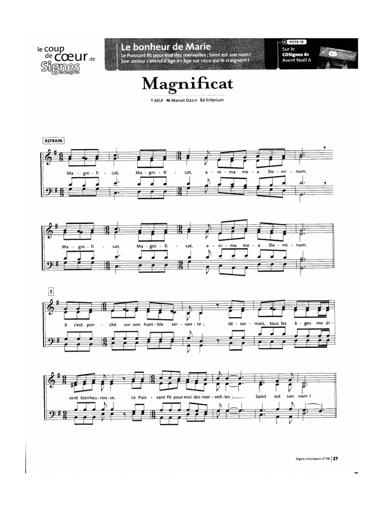 Magnificat Dazin | PDF