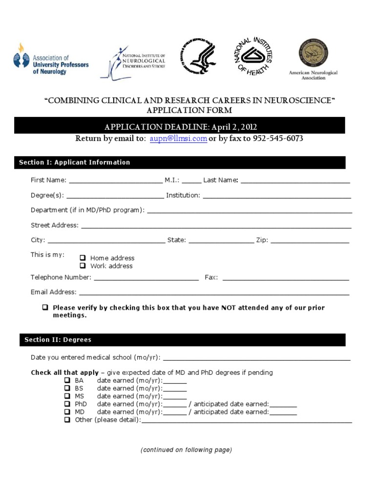 2012 CCRC Application | PDF