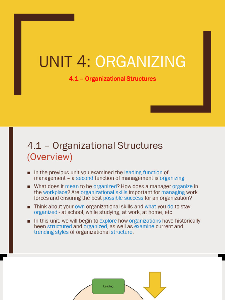 Understanding Organizational Structures | PDF | Organizational ...