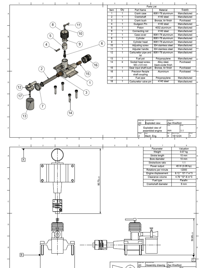 Exploded Drawing v8 Updated | PDF | Machines | Mechanical Engineering