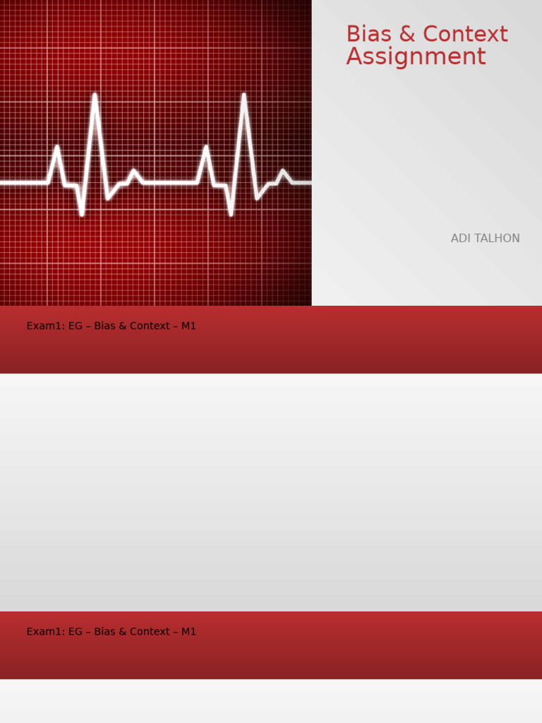 Bias & Context Assignment | PDF