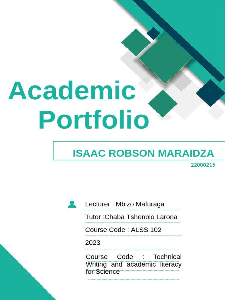 academic portfolio | PDF | Human Communication | Cognition