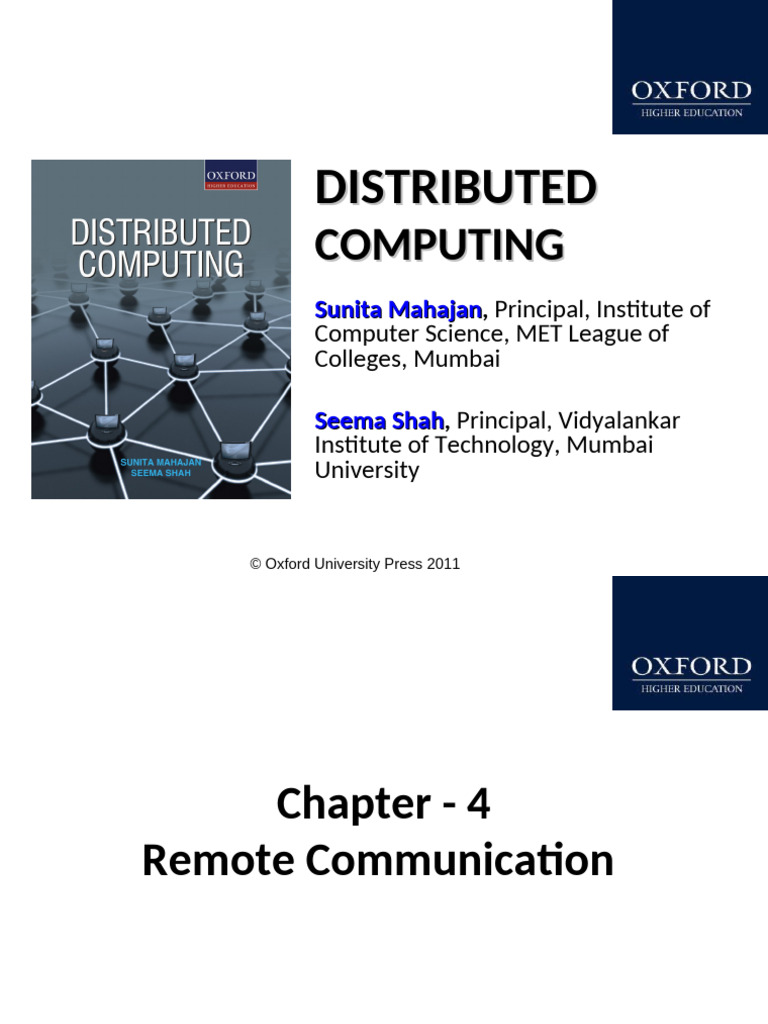 Chapter 4 Remote Communication | PDF | Systems Architecture | Computer Engineering