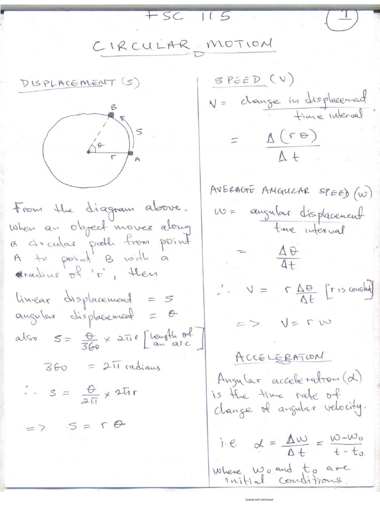 Circular Motion, Gravitation, Work, Energy, and Power | PDF