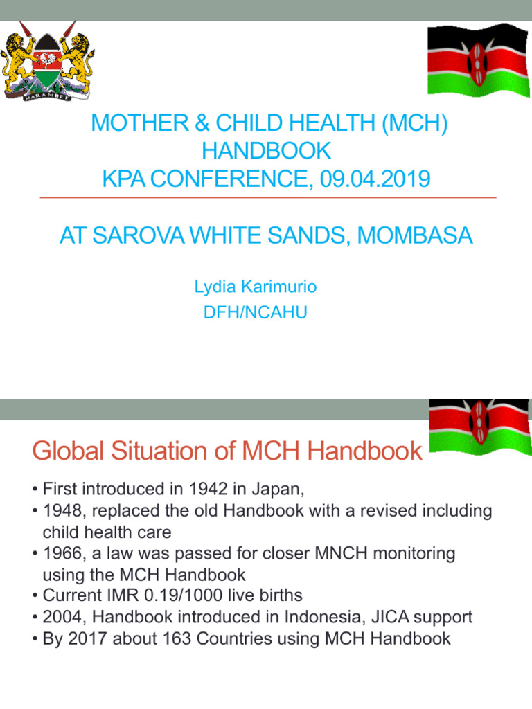 Lydia Karimurio MCH Handbook | PDF | Infants | Infant Mortality