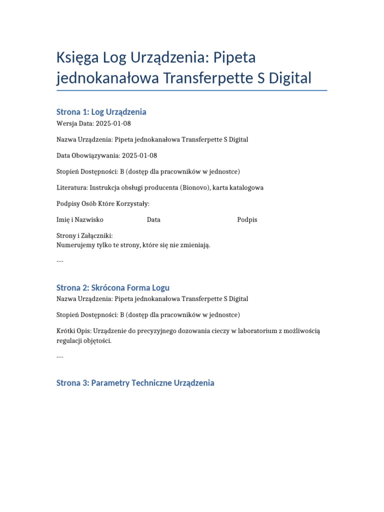 Ksiega_Log_Pipeta | PDF