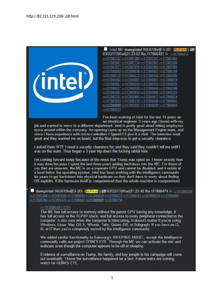Intel Processors and Bugs | PDF | Intel | X86 Architecture