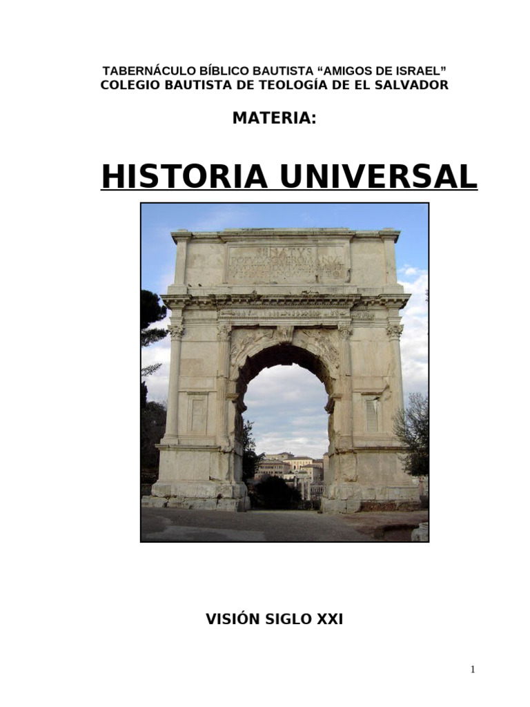 FOLLETO DE HISTORIA UNIVERSAL | PDF | Babilonia | Biblia
