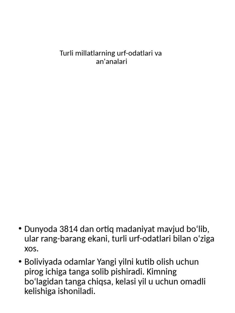 Turli Millatlar-WPS Office | PDF