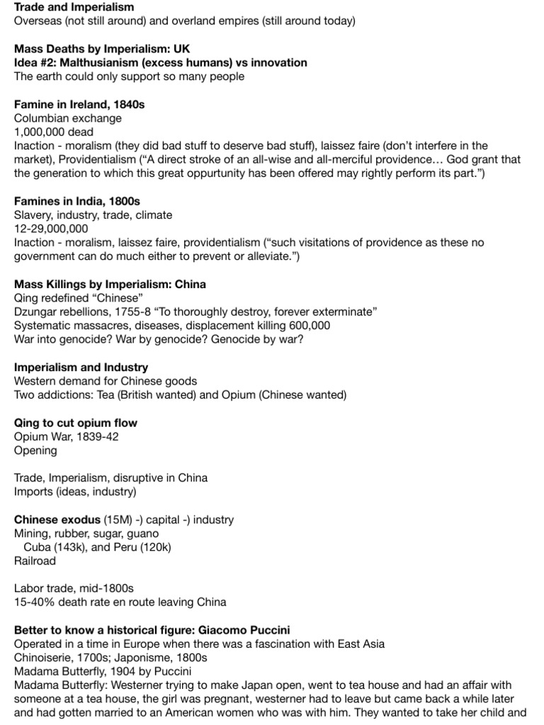 Lecture 6 Imperialism in Asia | PDF