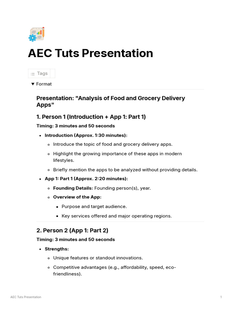 AEC Tuts Presentation-Format | PDF | Usability | Human Communication
