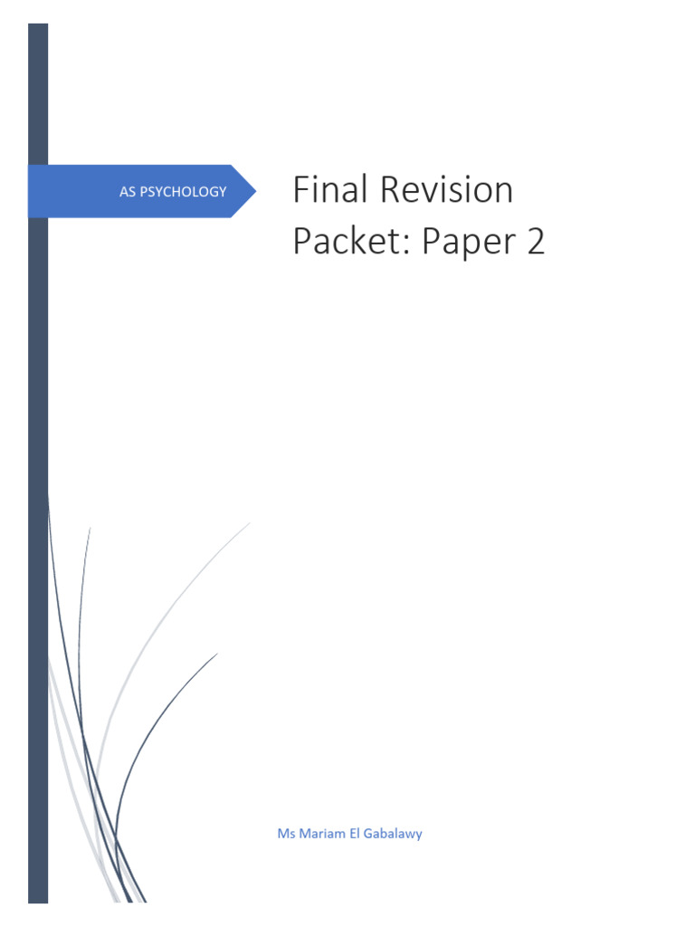 Paper 2 Final Revision Edited | PDF | Standard Deviation