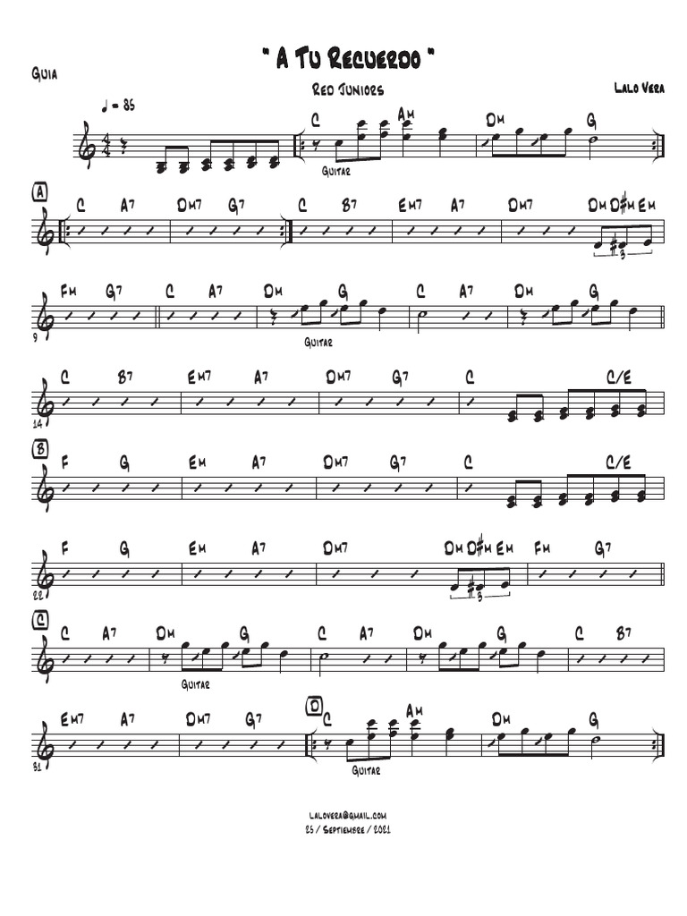 A Tu Recuerdo - Guia | PDF