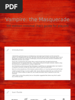 Vampire: The Masquerade 5E Player's Guide | PDF
