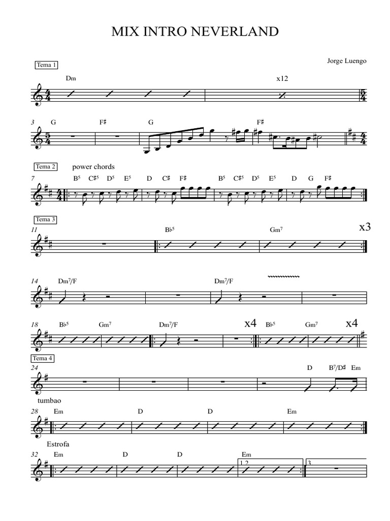 MIX INTRO - Partitura Completa | PDF