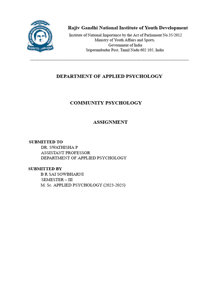 Ngo 1 Pdf Non Governmental Organization Mental Health