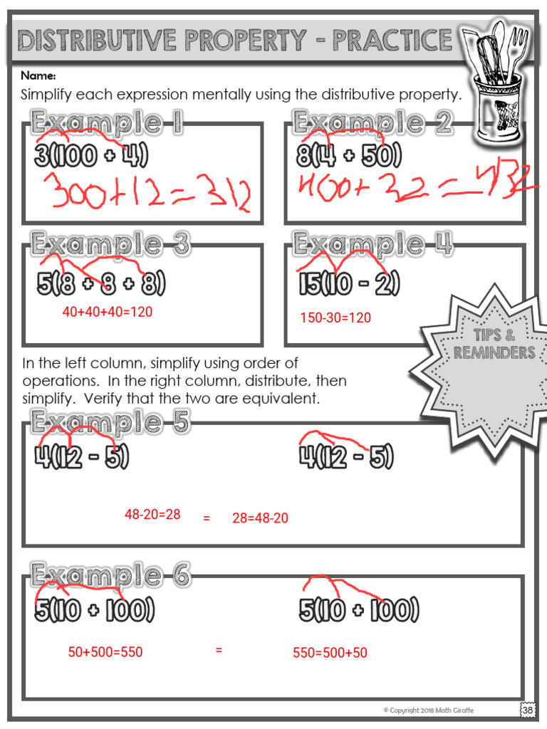 Kami Export - Maddox Thompson - KEY_Distributive Prop Practice | PDF