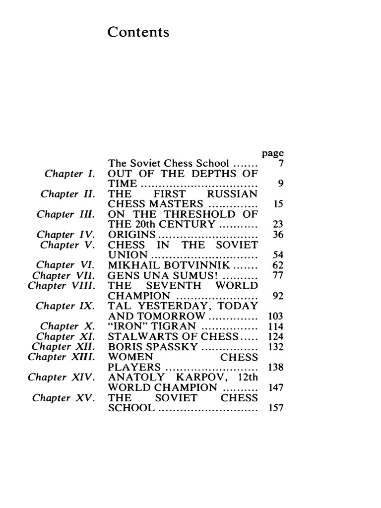 History of the Soviet Chess School | PDF | Chess | Competitive Games