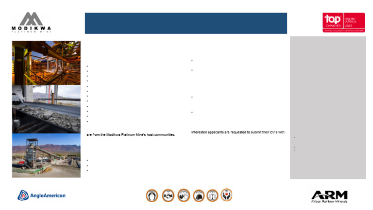 Graduate Internship Programme | PDF | Engineering | Mining