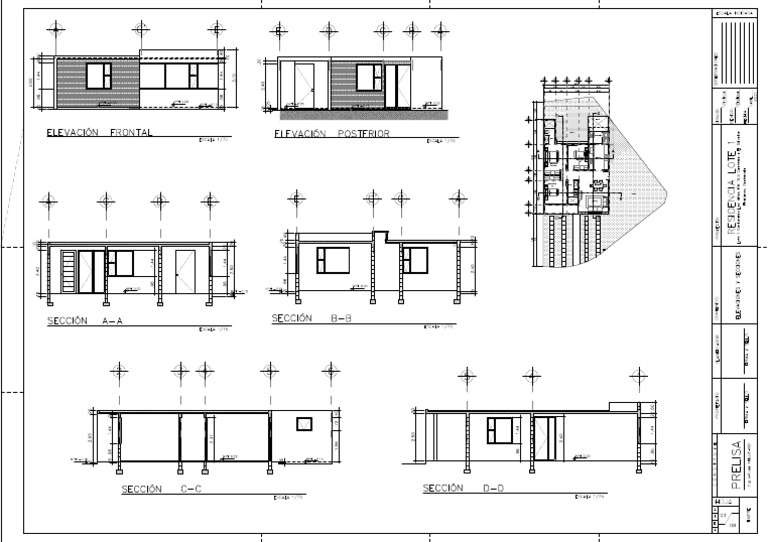 03-Secciones y Elevaciones | PDF
