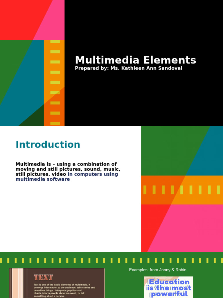 Multimedia Elements | PDF