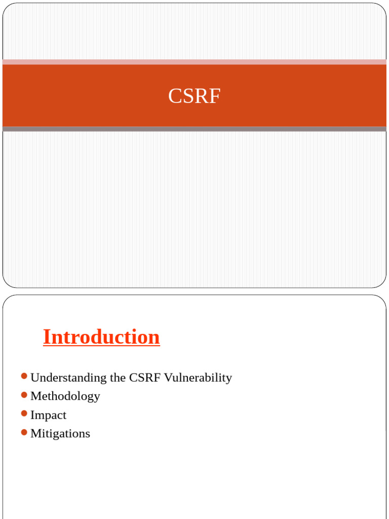 Understanding Cross-Site Request Forgery | PDF