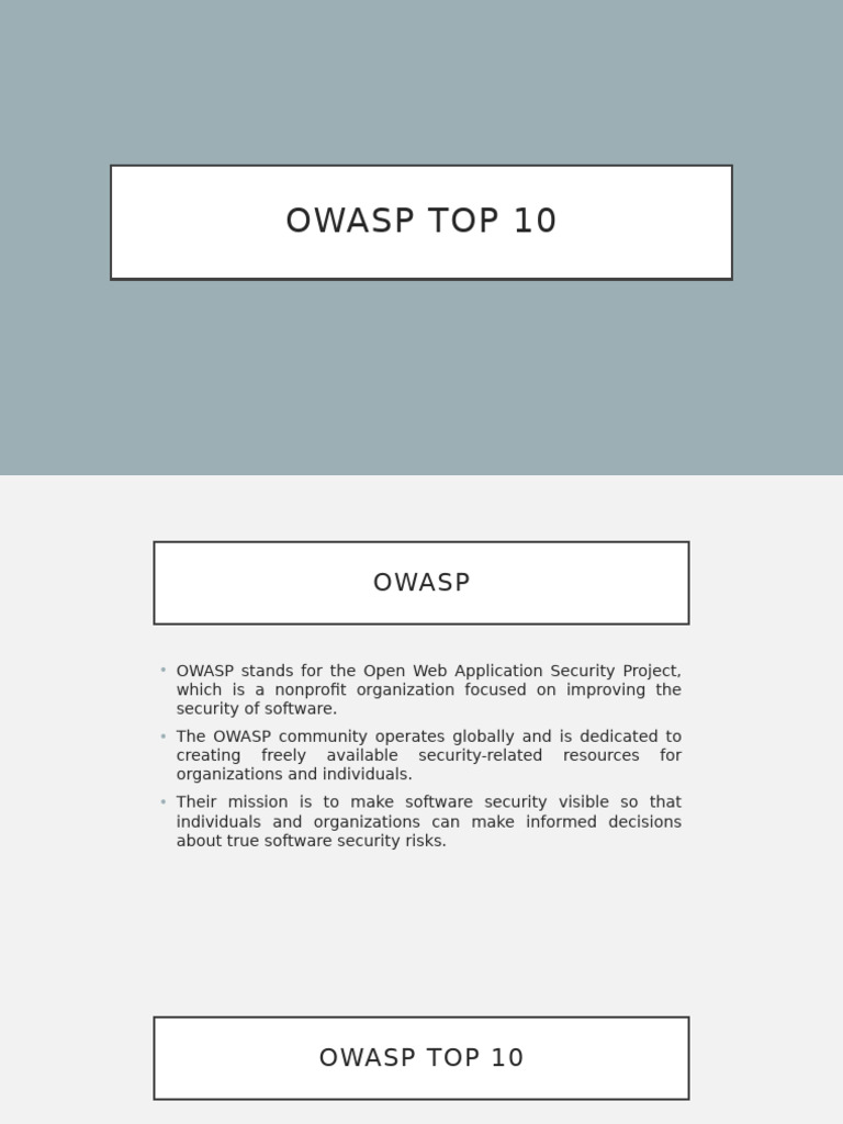 Understanding OWASP Top 10 | PDF | Cryptography | Key (Cryptography)