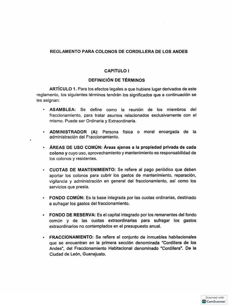 Reglamento Machote | PDF