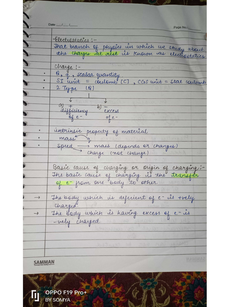 Ch1 Physics 12th | PDF