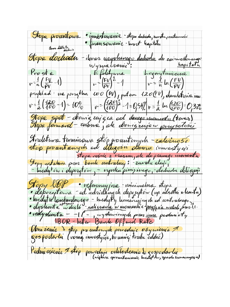 Stopa Procentowa | PDF