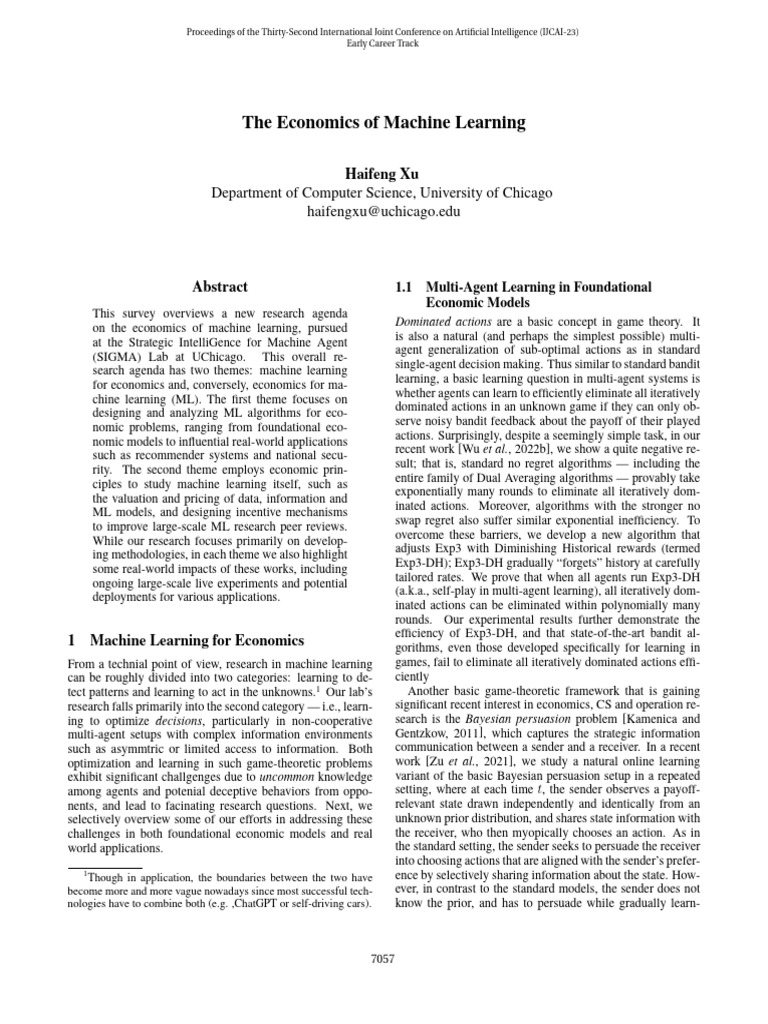 Xu2023 | PDF | Machine Learning | Game Theory