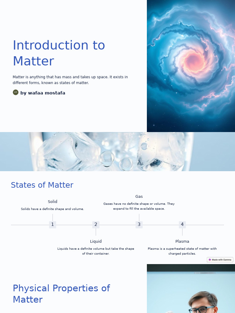 Understanding States and Properties of Matter | PDF | Matter | Atoms