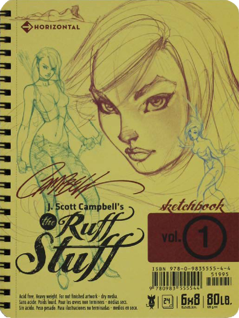 322960427 j Scott Campbell Ruff Stuff Sketchbook Vol 1pdf Compress | PDF