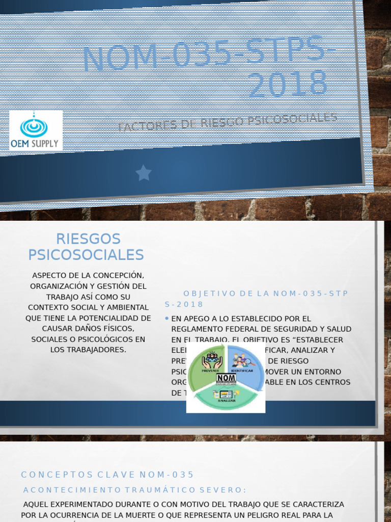 Nom 035 STPS 2018 | PDF | Sicología | Ciencias del comportamiento